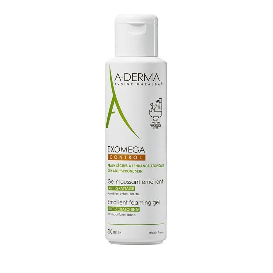 ΓΥΝΑΙΚΑ: A-Derma Exomega Control Emollient Foaming Gel αφρόλουτρο για ...